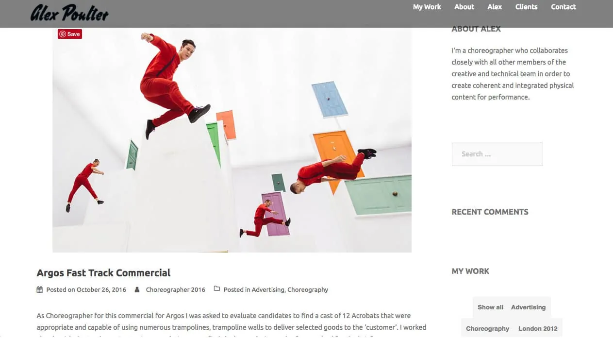 Alex Poulter | Portfolio | Brighton Website Design